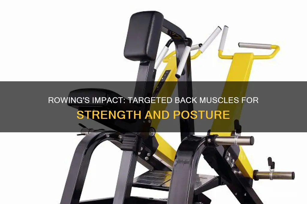 Rowing's Impact: Targeted Back Muscles For Strength And Posture | CyVigor