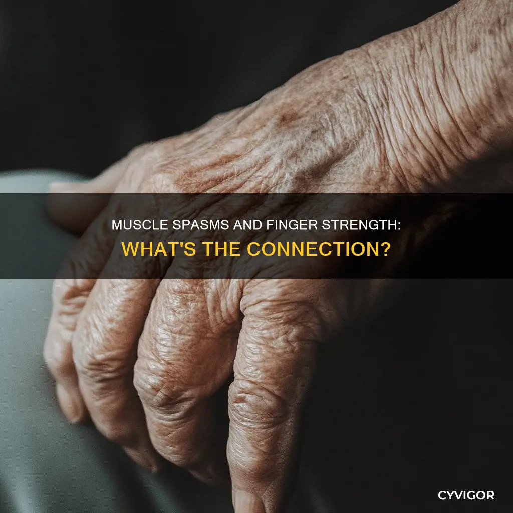 Muscle Spasms And Finger Strength: What's The Connection? | CyVigor