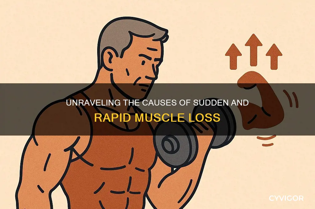 Unraveling The Causes Of Sudden And Rapid Muscle Loss | CyVigor