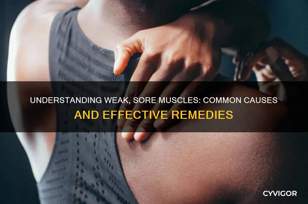 Understanding Weak, Sore Muscles: Common Causes And Effective Remedies ...