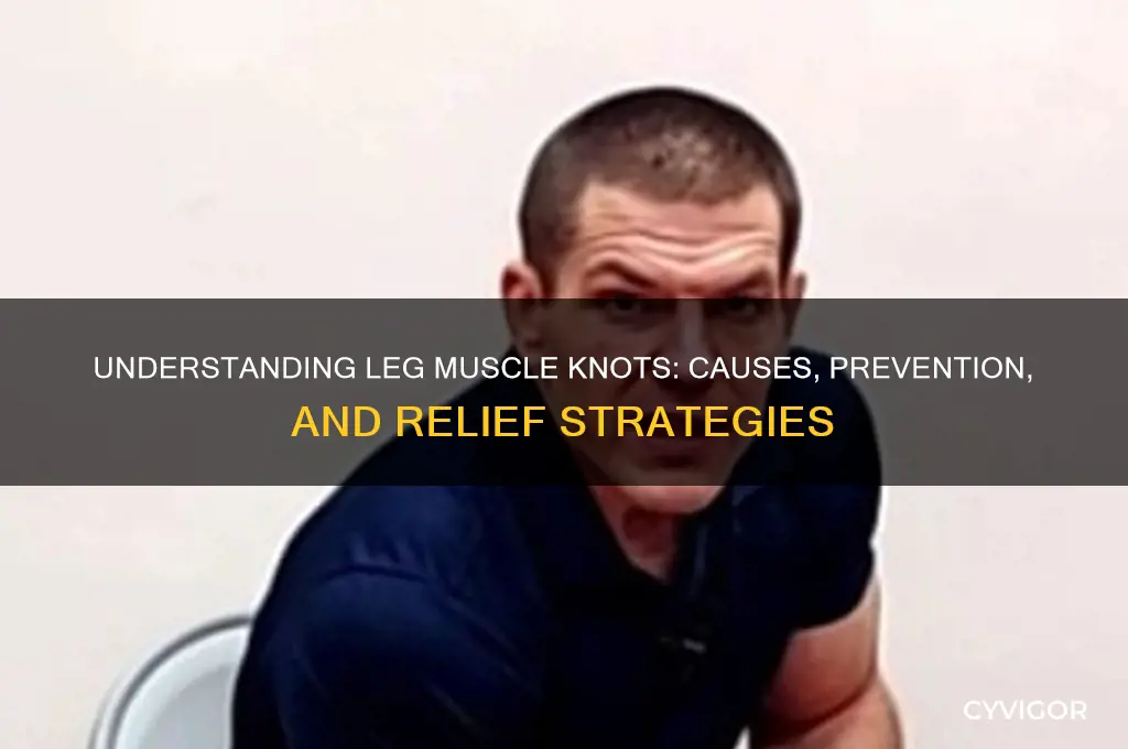 Understanding Leg Muscle Knots: Causes, Prevention, And Relief ...