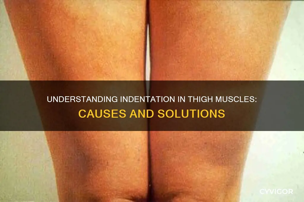 Understanding Indentation In Thigh Muscles: Causes And Solutions | CyVigor