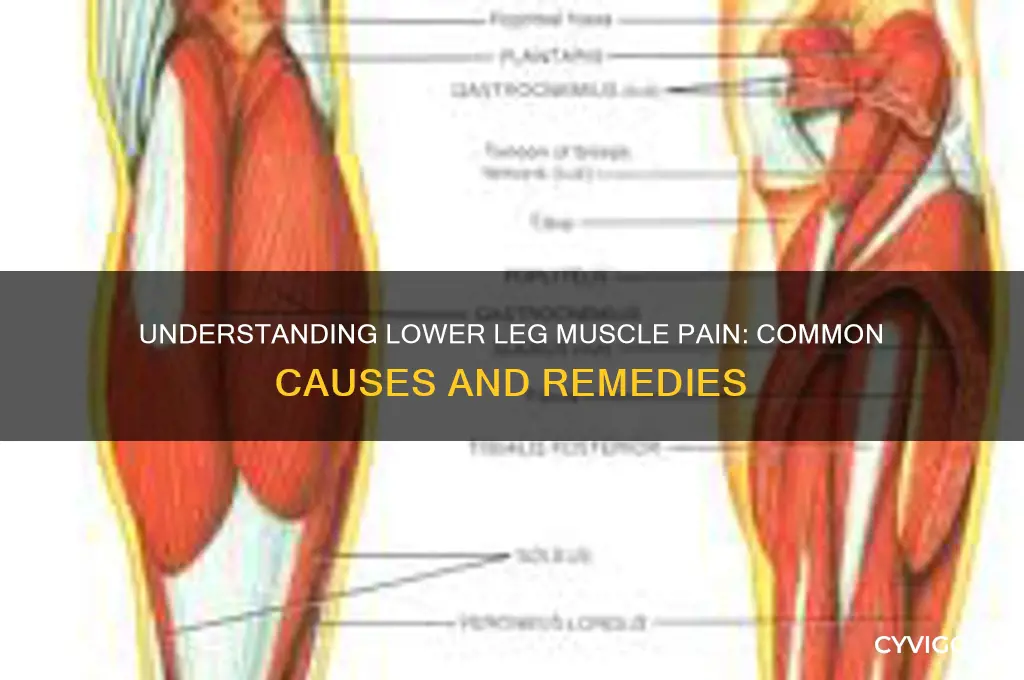 Understanding Lower Leg Muscle Pain: Common Causes And Remedies | CyVigor