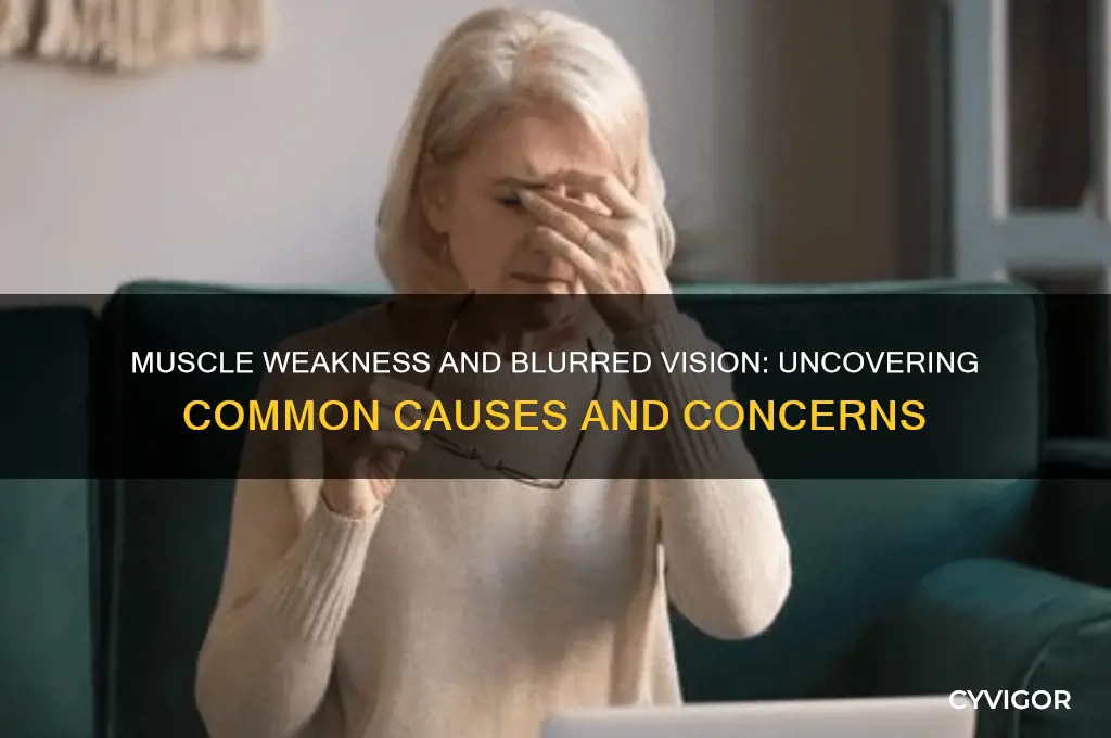 Muscle Weakness And Blurred Vision: Uncovering Common Causes And ...