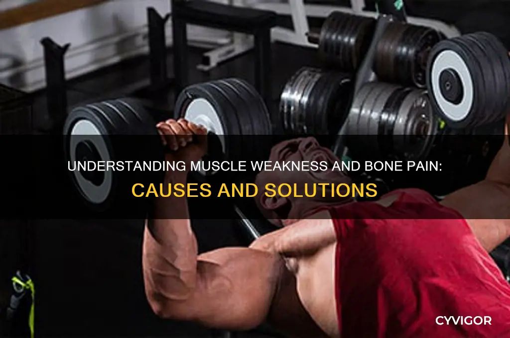 Understanding Muscle Weakness And Bone Pain: Causes And Solutions | CyVigor