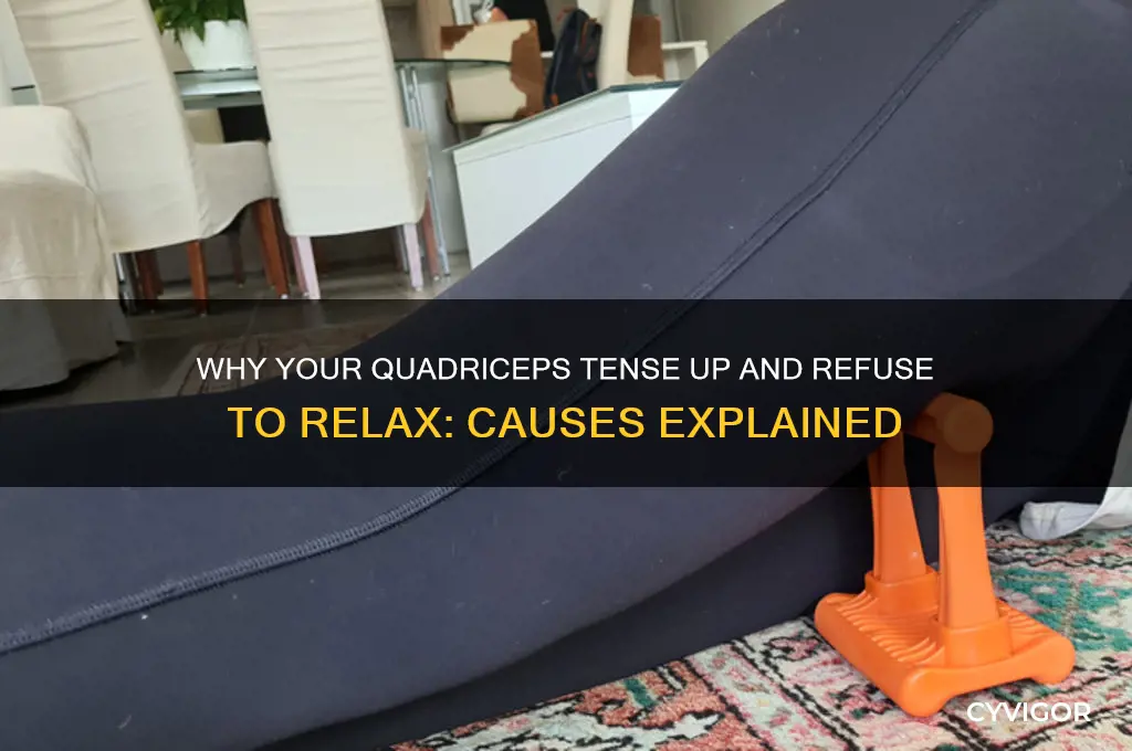 Why Your Quadriceps Tense Up And Refuse To Relax: Causes Explained ...