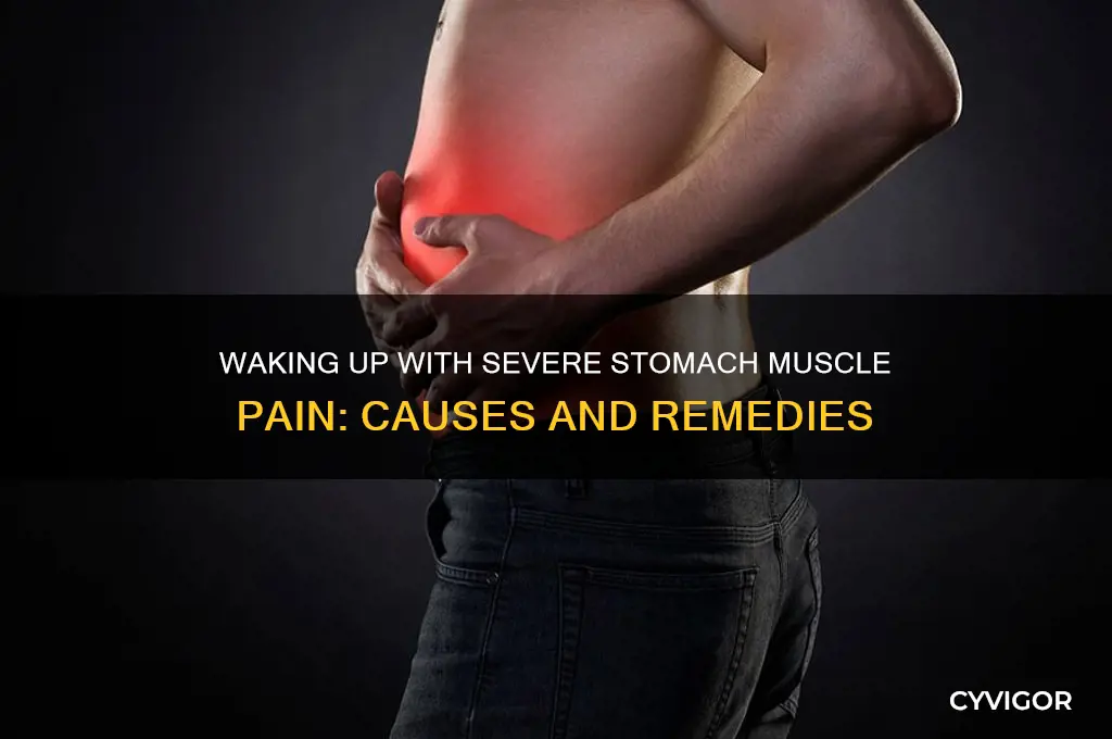Waking Up With Severe Stomach Muscle Pain: Causes And Remedies | CyVigor
