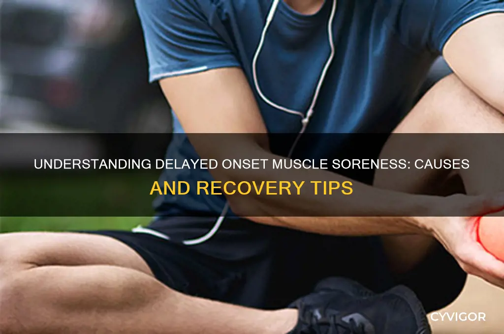 Understanding Delayed Onset Muscle Soreness: Causes And Recovery Tips ...