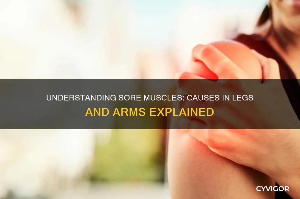 Understanding Sore Muscles: Causes In Legs And Arms Explained | CyVigor