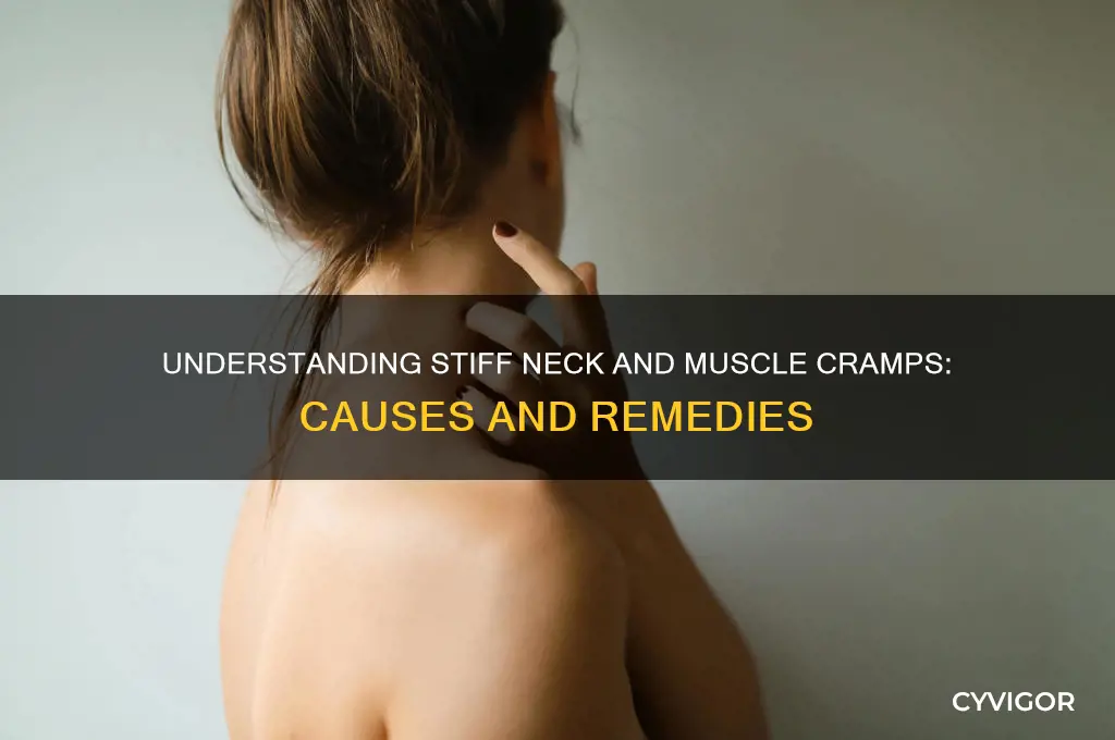Understanding Stiff Neck And Muscle Cramps: Causes And Remedies | CyVigor