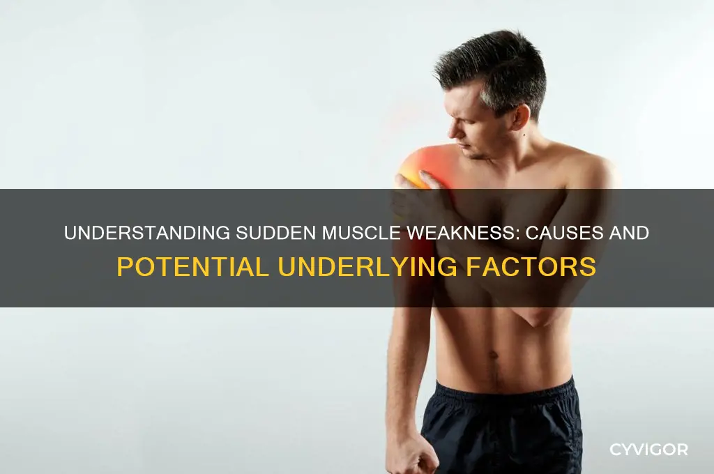 Understanding Sudden Muscle Weakness: Causes And Potential Underlying ...