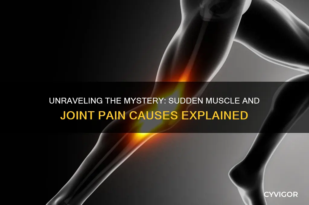 Unraveling The Mystery: Sudden Muscle And Joint Pain Causes Explained ...