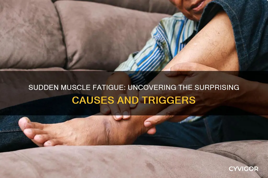 Sudden Muscle Fatigue: Uncovering The Surprising Causes And Triggers ...