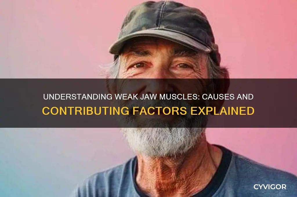 Understanding Weak Jaw Muscles: Causes And Contributing Factors ...