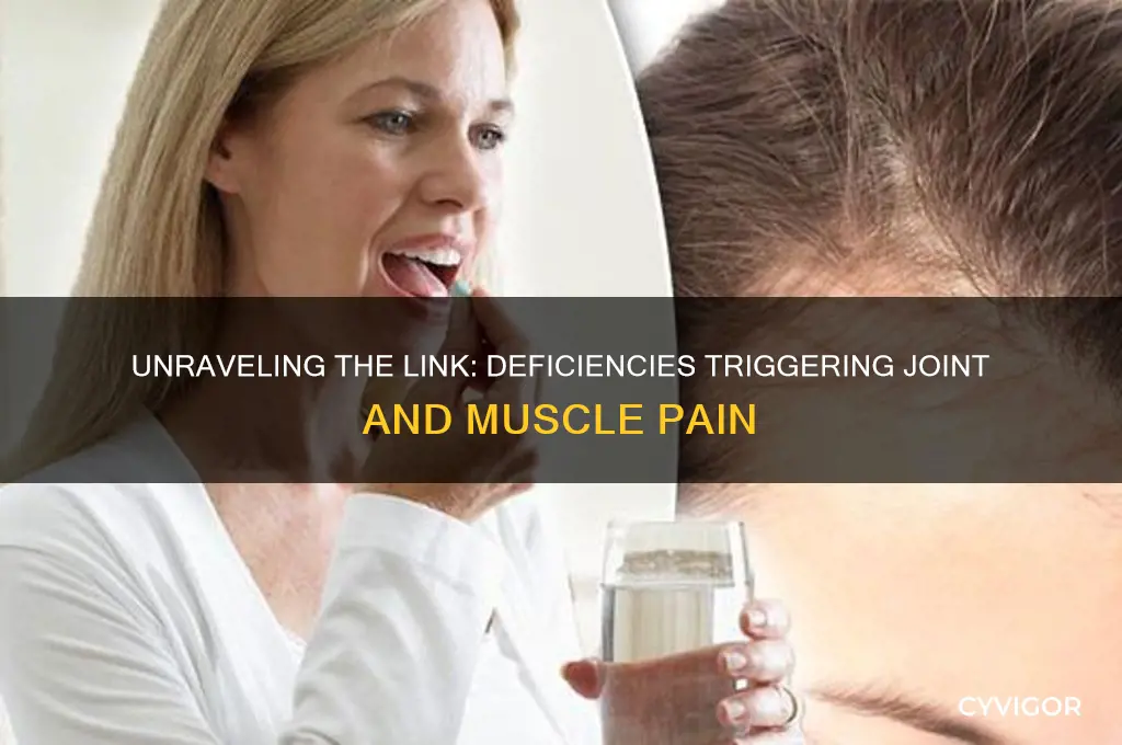 Unraveling The Link: Deficiencies Triggering Joint And Muscle Pain ...