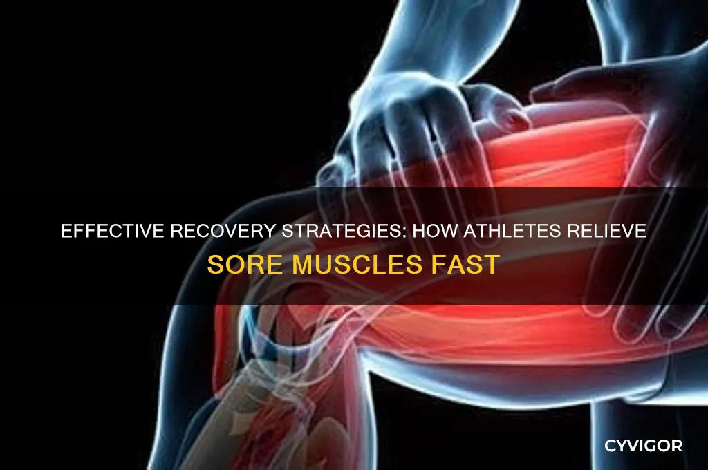 Effective Recovery Strategies: How Athletes Relieve Sore Muscles Fast ...