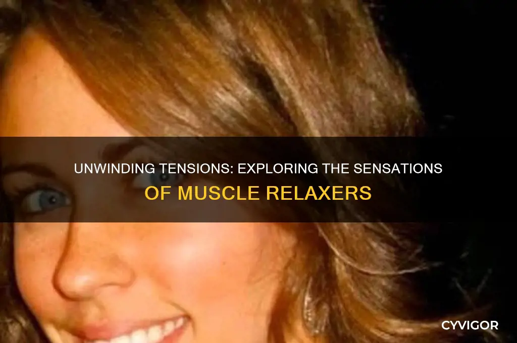 Unwinding Tensions: Exploring The Sensations Of Muscle Relaxers | CyVigor