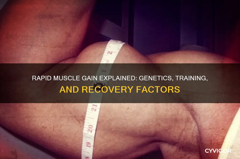 Rapid Muscle Gain Explained: Genetics, Training, And Recovery Factors ...