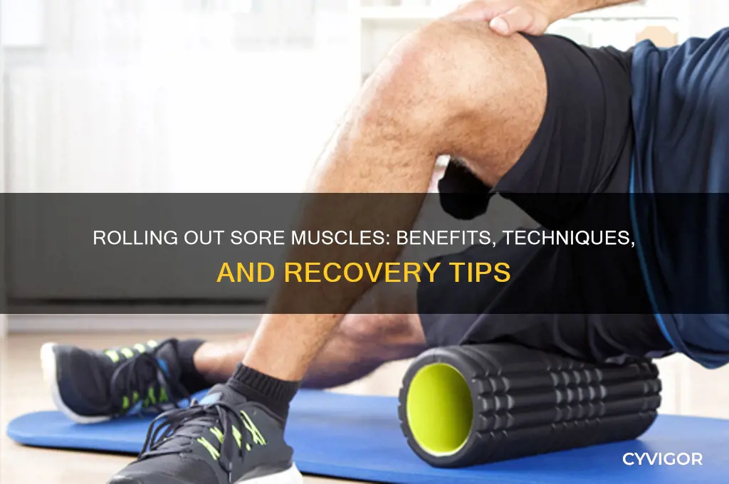 Rolling Out Sore Muscles: Benefits, Techniques, And Recovery Tips | CyVigor