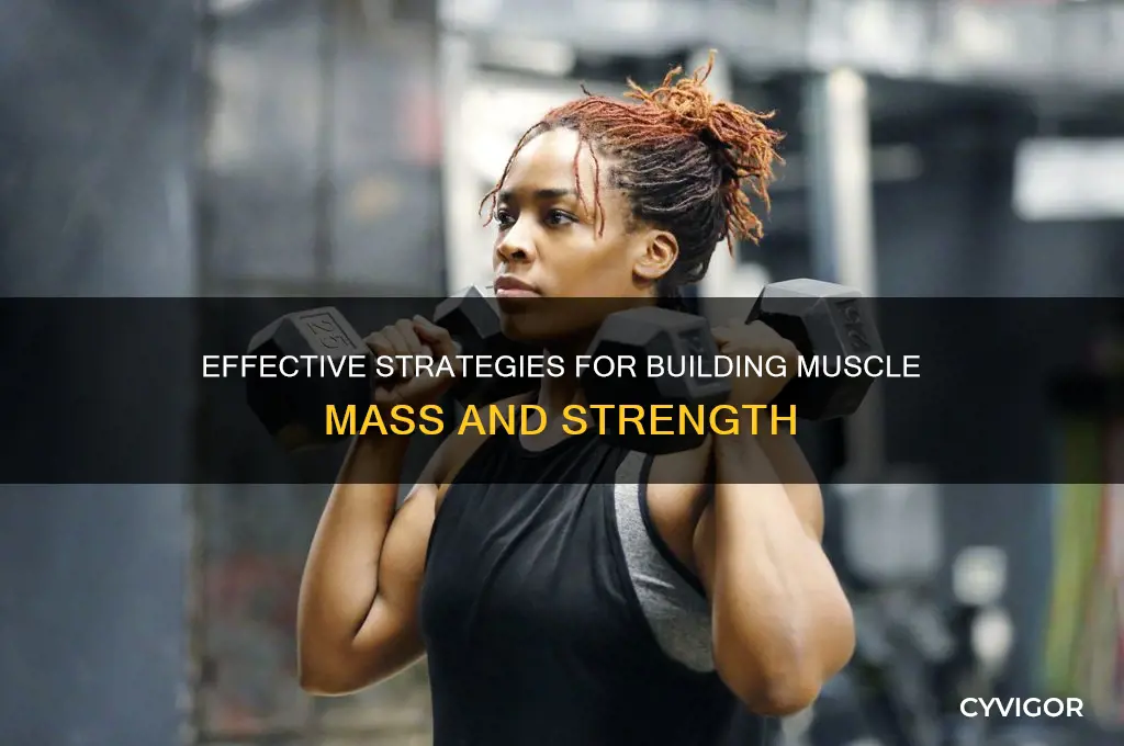 Effective Strategies For Building Muscle Mass And Strength | CyVigor