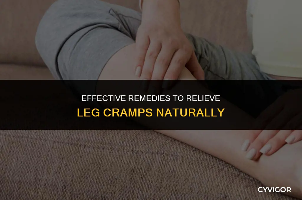Effective Remedies To Relieve Leg Cramps Naturally | CyVigor