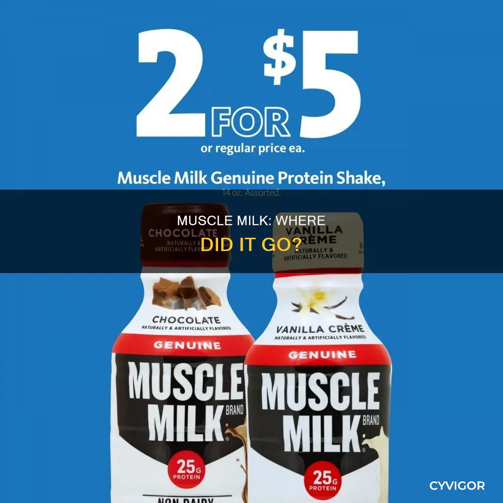 Muscle Milk: Where Did It Go? | CyVigor