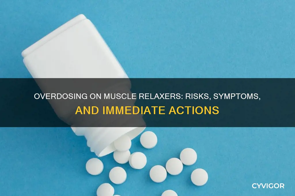 Overdosing On Muscle Relaxers: Risks, Symptoms, And Immediate Actions ...
