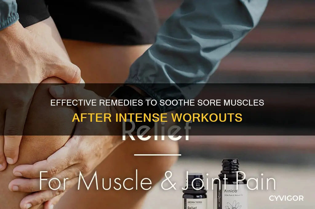 Effective Remedies To Soothe Sore Muscles After Intense Workouts | CyVigor