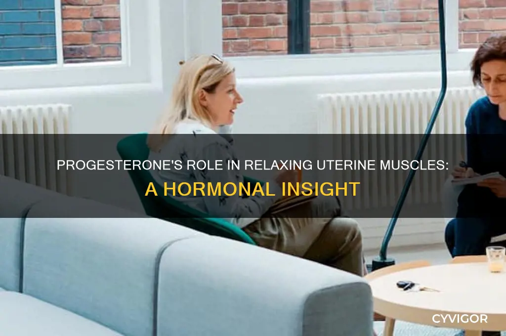 Progesterone's Role In Relaxing Uterine Muscles: A Hormonal Insight ...