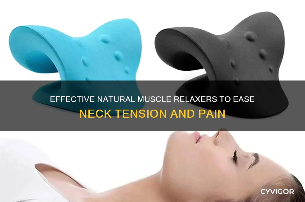 Effective Natural Muscle Relaxers To Ease Neck Tension And Pain | CyVigor