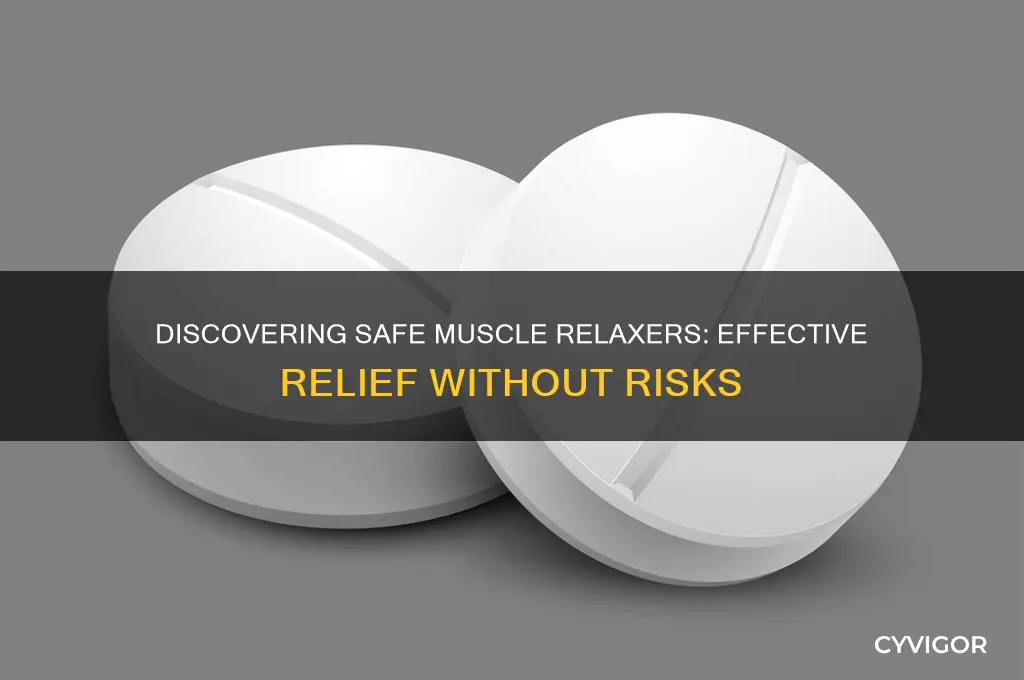 Discovering Safe Muscle Relaxers: Effective Relief Without Risks | CyVigor