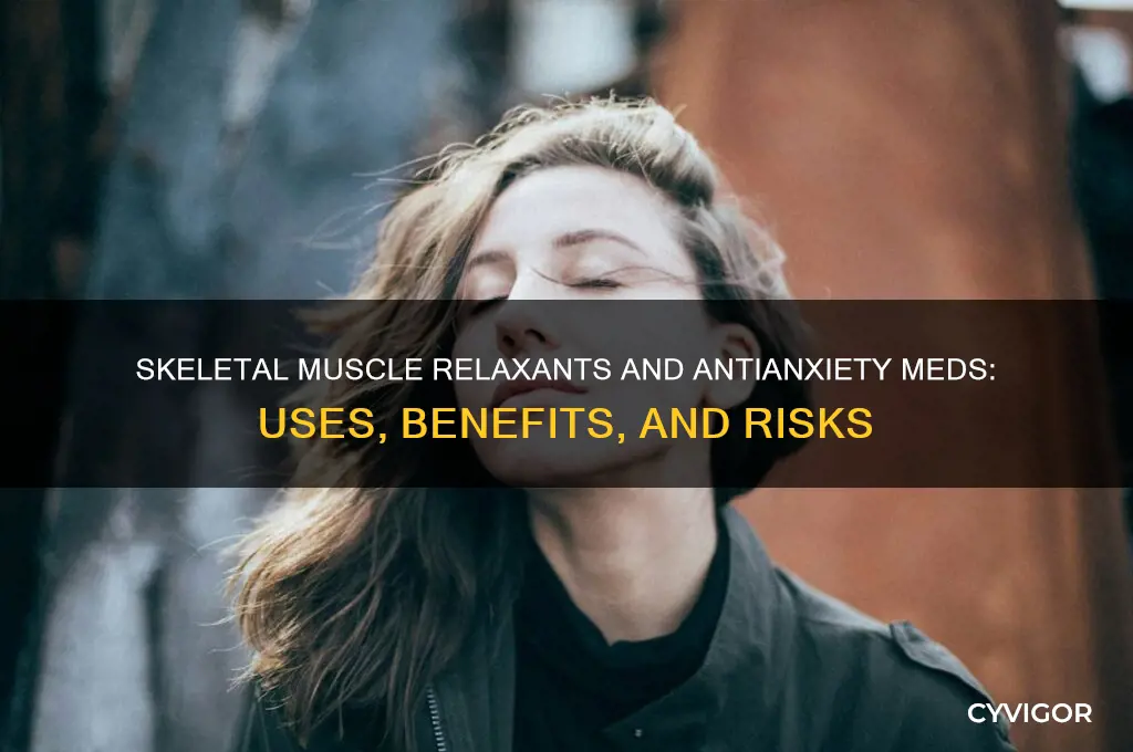 Skeletal Muscle Relaxants And Antianxiety Meds: Uses, Benefits, And ...