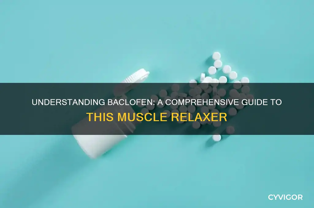 Understanding Baclofen: A Comprehensive Guide To This Muscle Relaxer ...