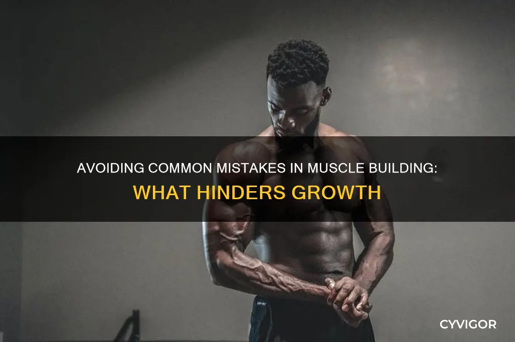 Avoiding Common Mistakes In Muscle Building: What Hinders Growth | CyVigor