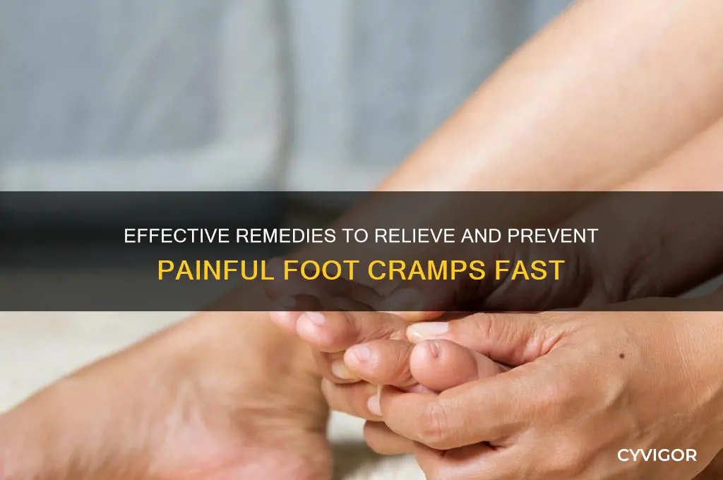 Effective Remedies To Relieve And Prevent Painful Foot Cramps Fast ...