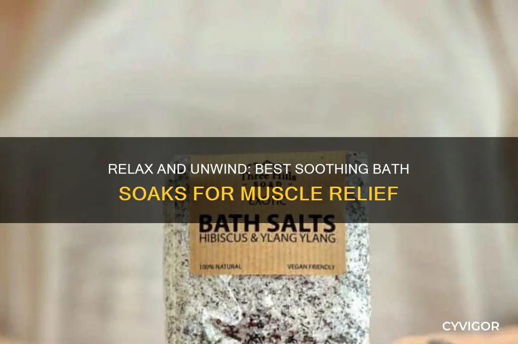 Relax And Unwind: Best Soothing Bath Soaks For Muscle Relief | CyVigor