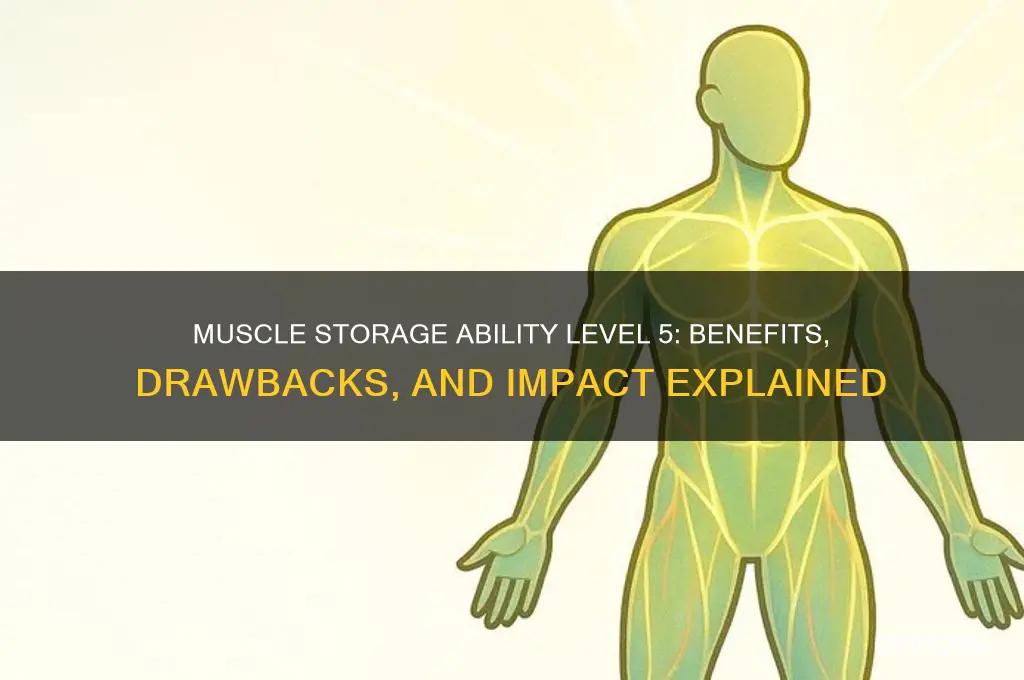 Muscle Storage Ability Level 5: Benefits, Drawbacks, And Impact ...