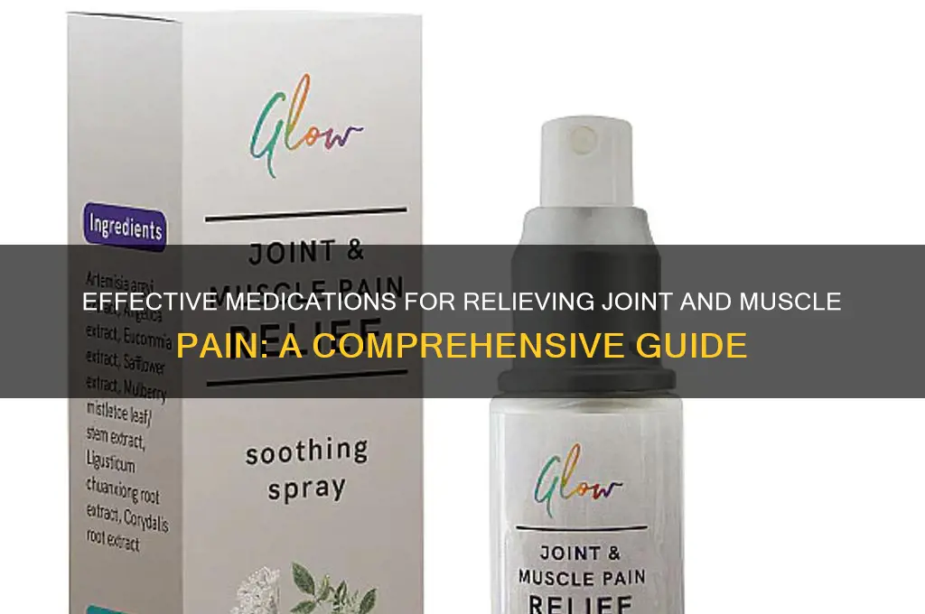 Effective Medications For Relieving Joint And Muscle Pain: A ...