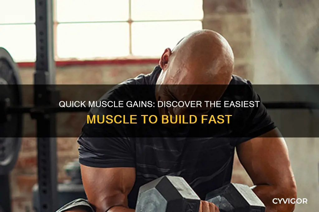 Quick Muscle Gains: Discover The Easiest Muscle To Build Fast | CyVigor