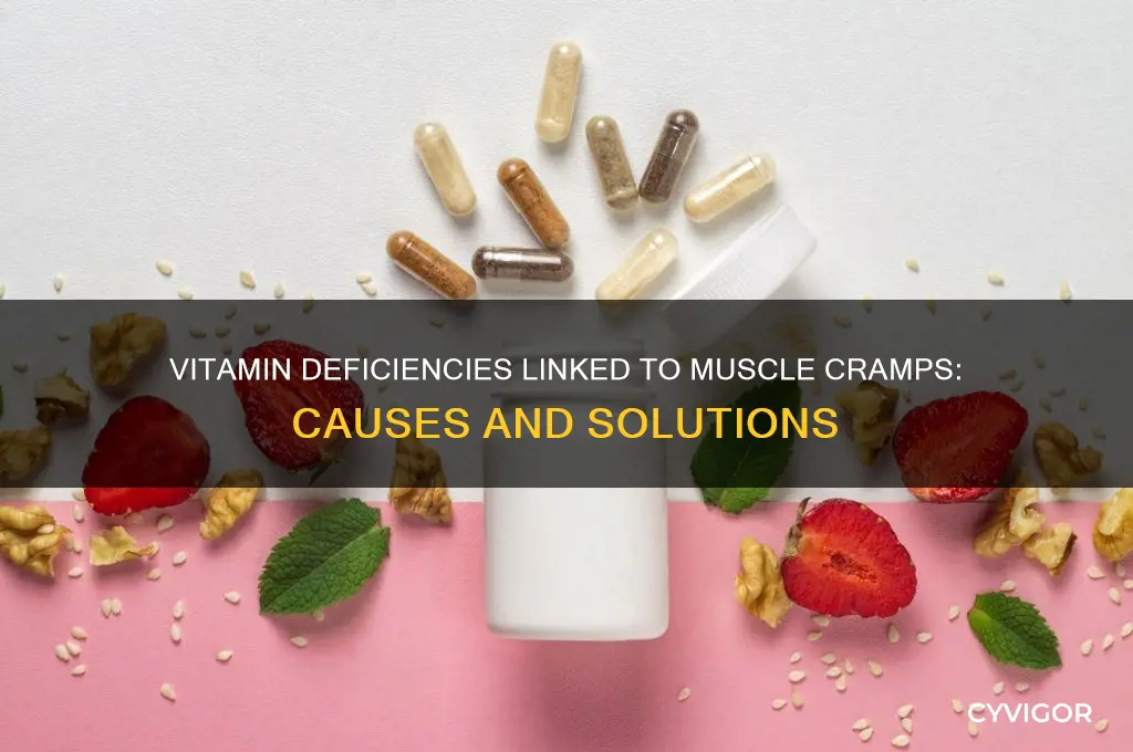 Vitamin Deficiencies Linked To Muscle Cramps: Causes And Solutions ...