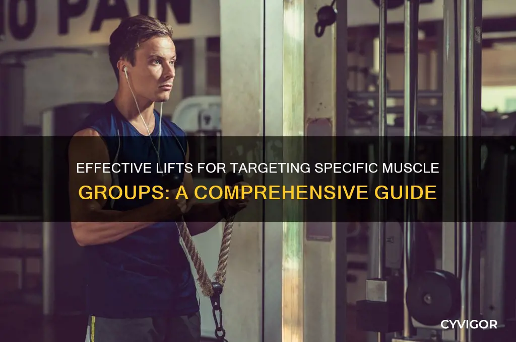 Effective Lifts For Targeting Specific Muscle Groups: A Comprehensive ...