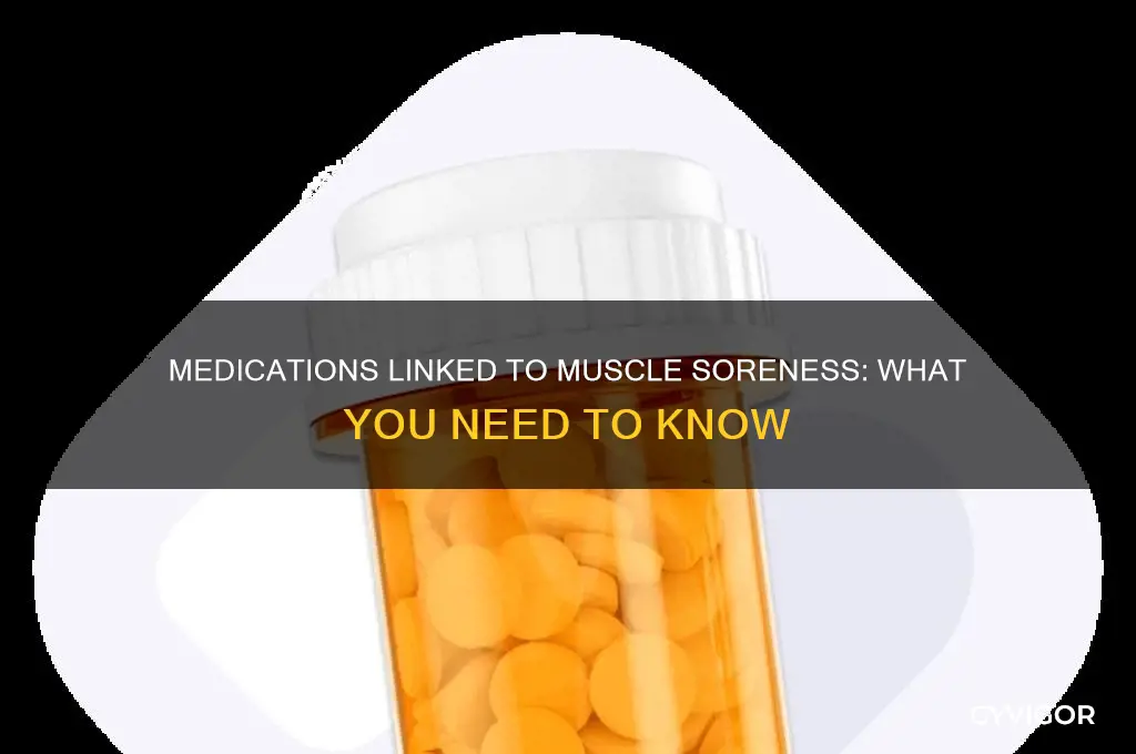 Medications Linked To Muscle Soreness: What You Need To Know | CyVigor