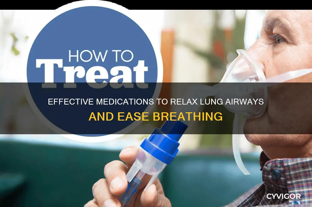 Effective Medications To Relax Lung Airways And Ease Breathing | CyVigor