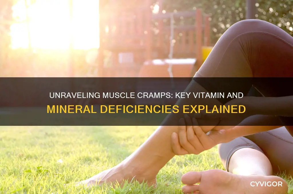 Unraveling Muscle Cramps: Key Vitamin And Mineral Deficiencies ...