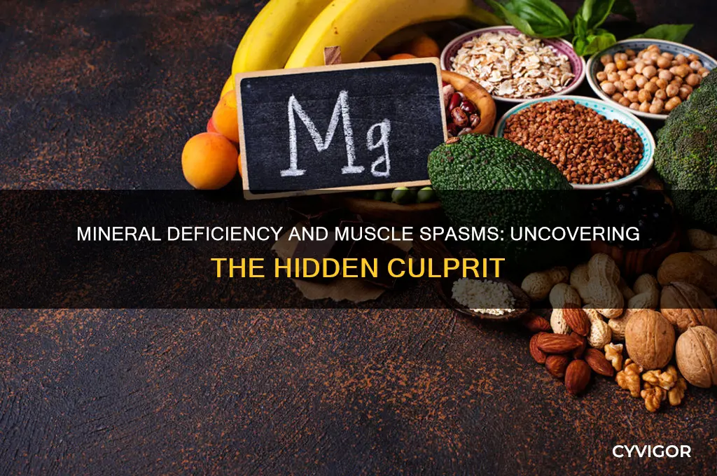 Mineral Deficiency And Muscle Spasms: Uncovering The Hidden Culprit ...