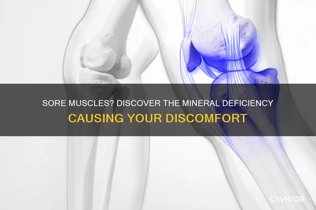 Sore Muscles? Discover The Mineral Deficiency Causing Your Discomfort ...