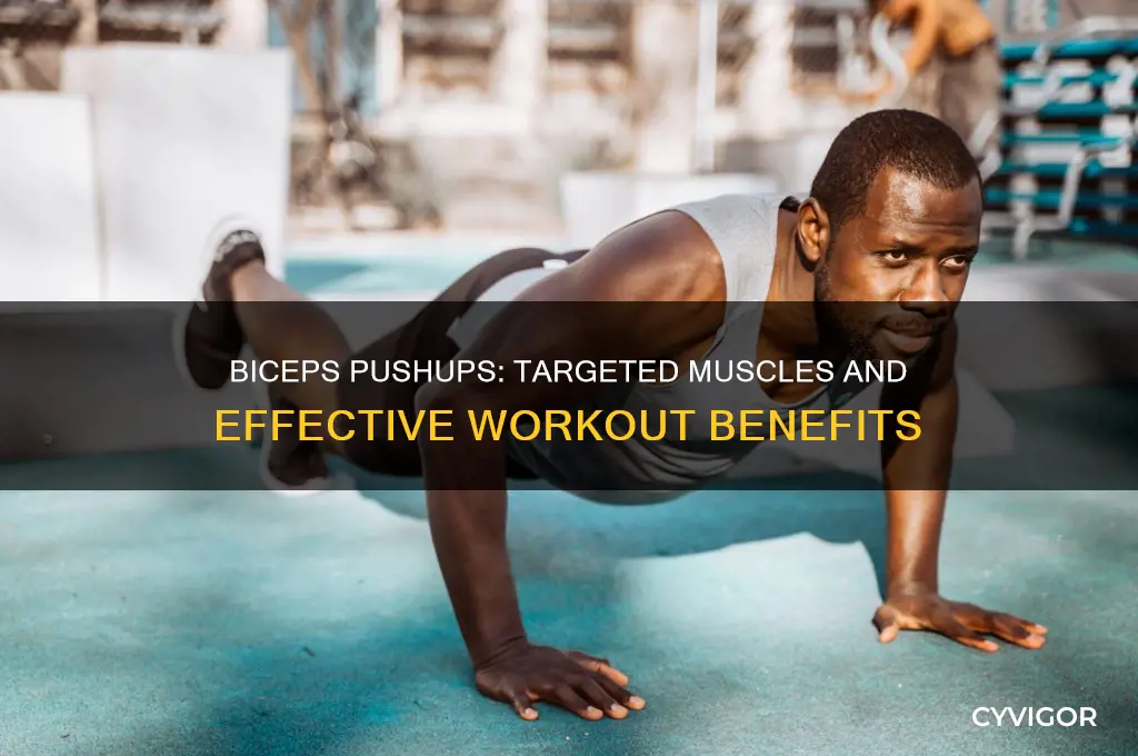 Biceps Pushups: Targeted Muscles And Effective Workout Benefits | CyVigor