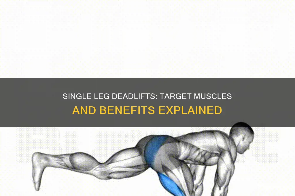 Single Leg Deadlifts: Target Muscles And Benefits Explained | CyVigor
