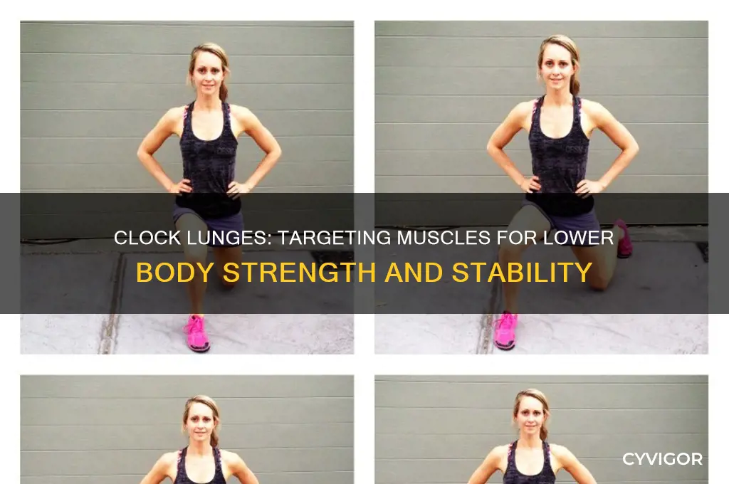 Clock Lunges: Targeting Muscles For Lower Body Strength And Stability ...