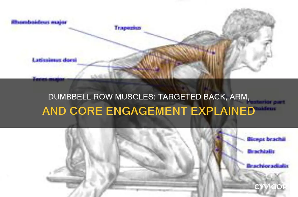 Dumbbell Row Muscles: Targeted Back, Arm, And Core Engagement Explained ...